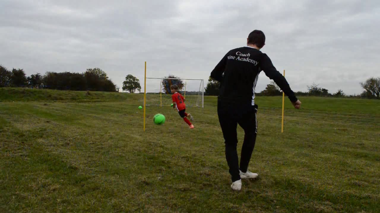 Nine Football Academy-U9s Individual Training-ENGLAND STRIKER DRILL AT ...