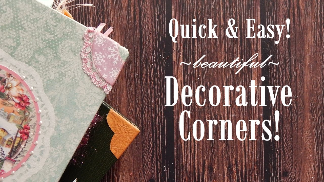 STOP BUYING THESE! How To Make DECORATIVE CORNERS for Journal Covers ...