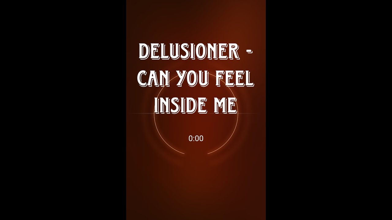 Delusioner - Can you feel inside me (official video) - YouTube