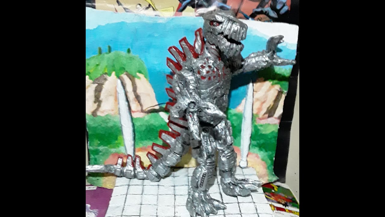 Como hacer a Mechagodzilla con papel/ Mechagodzilla made with paper ...