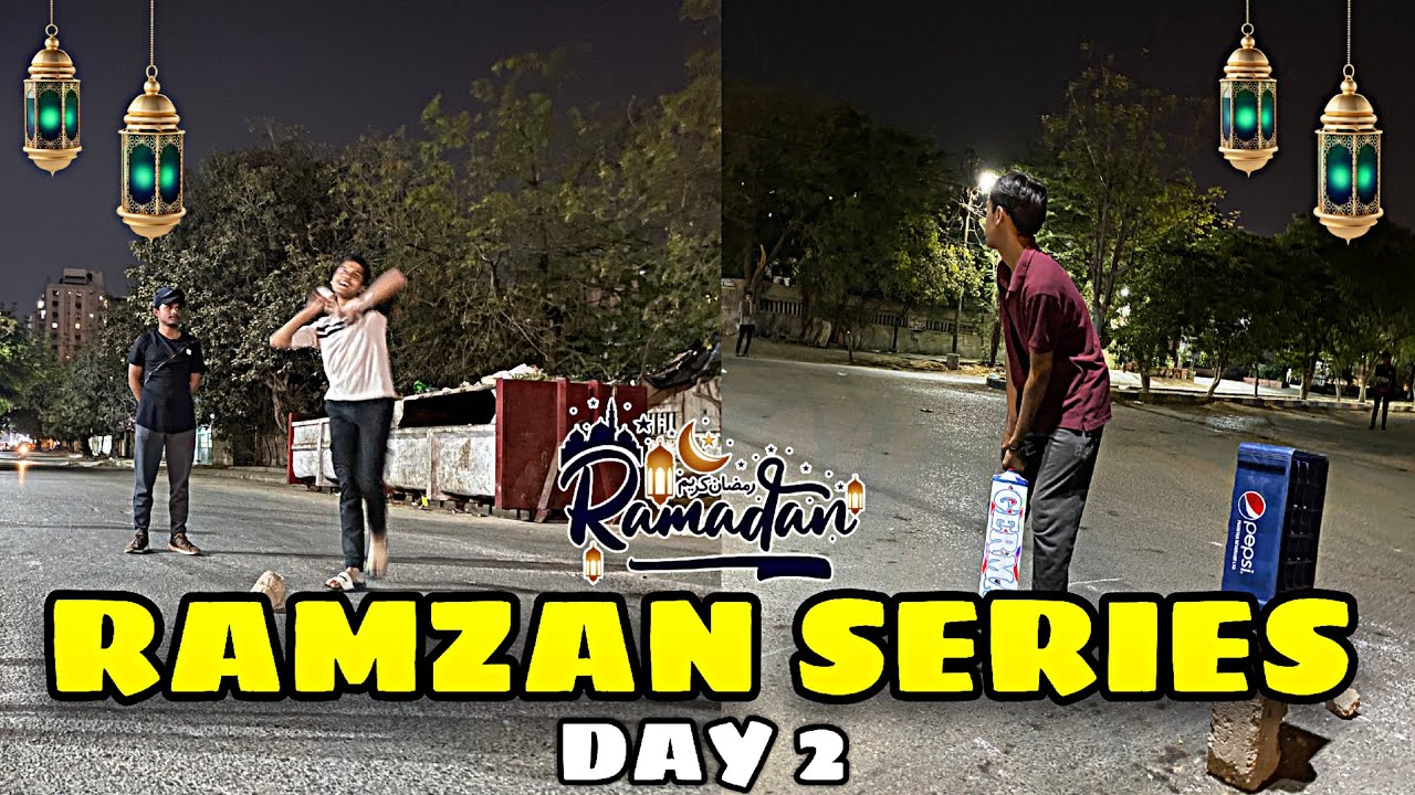 Ramzan Street Cricket Series ️| Day 2 | Intense Night Match Under the ...