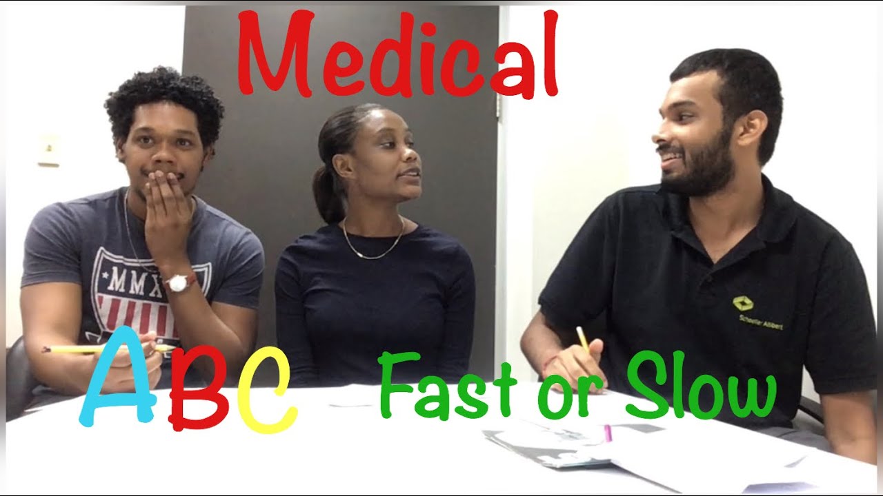MEDICAL ABC FAST OR SLOW *FUNNY* 😂 D&N Medical Series - YouTube