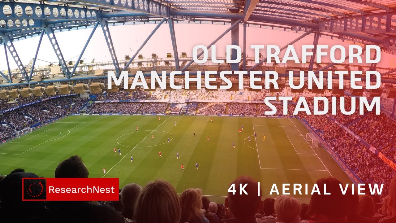Old Trafford | Manchester United | Football Stadium | 4K | Aerial View ...