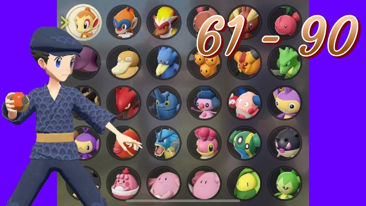 Pokémon Legend Arceus living Dex Box 3: 61 - 90 - YouTube