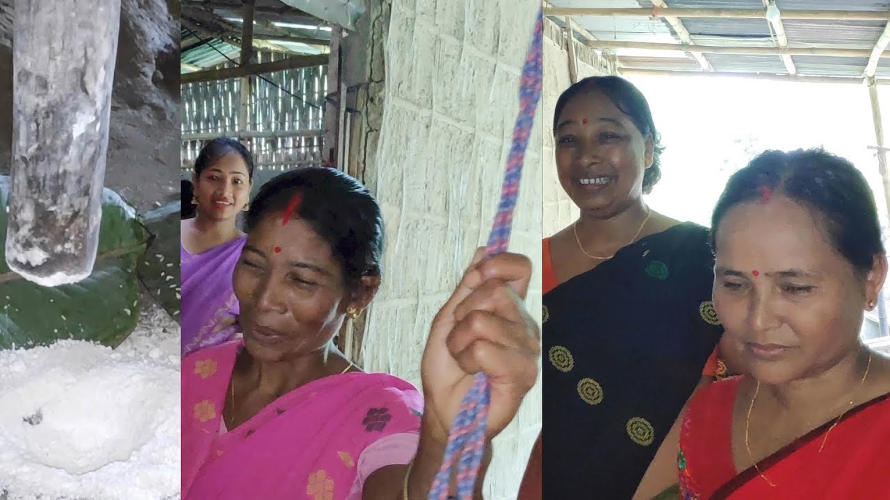 অসমীয়া ঢেঁকি#Complete Walk Through of Assamese Dheki(a foot-operated ...