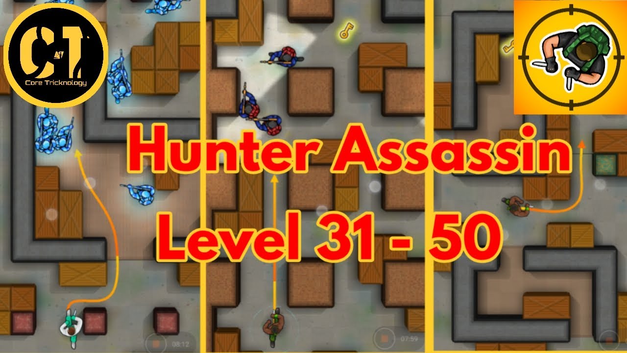 HUNTER ASSASSIN | Walkthrough Gameplay Part 2 - LEVELS 31-50 | Core ...