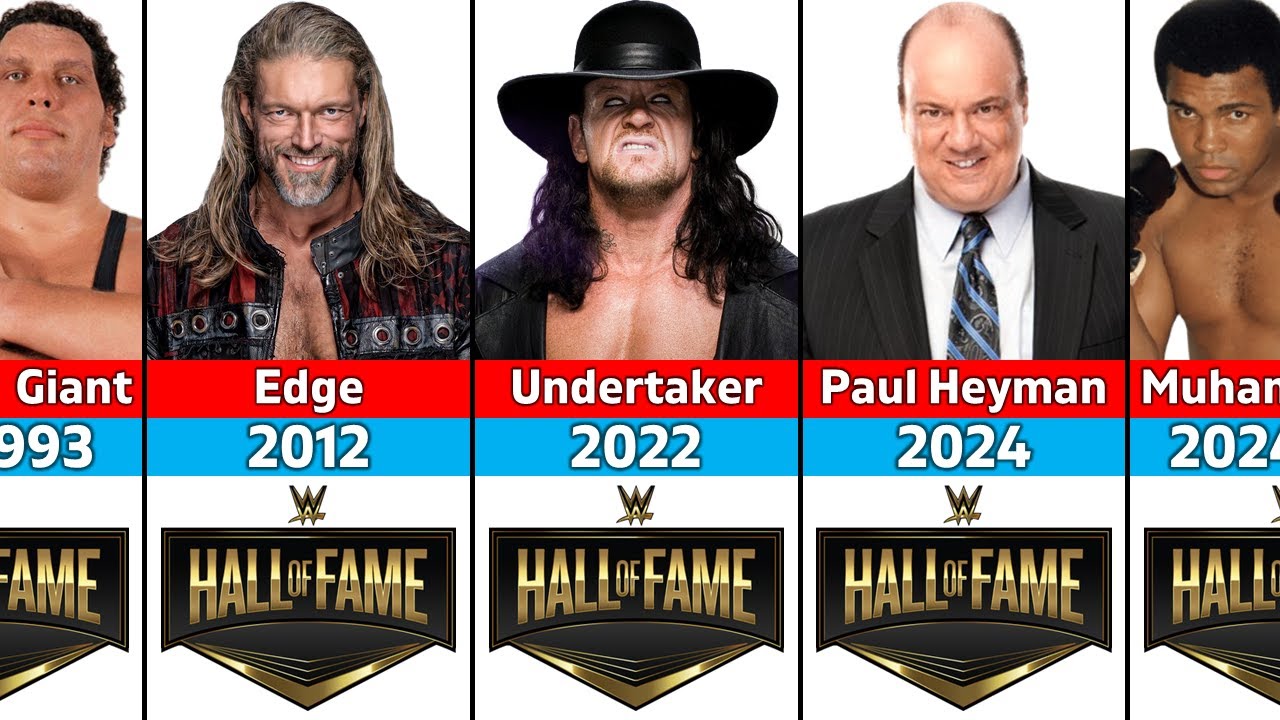 List of Every WWE Hall of Famers (1993-2024) UPDATED - YouTube