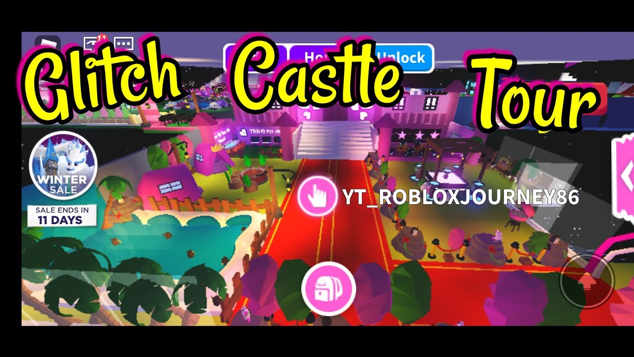 GLITCH CASTLE HOUSE TOUR [ PIRATE MANSION ][ADOPT ME][ROBLOX] - YouTube