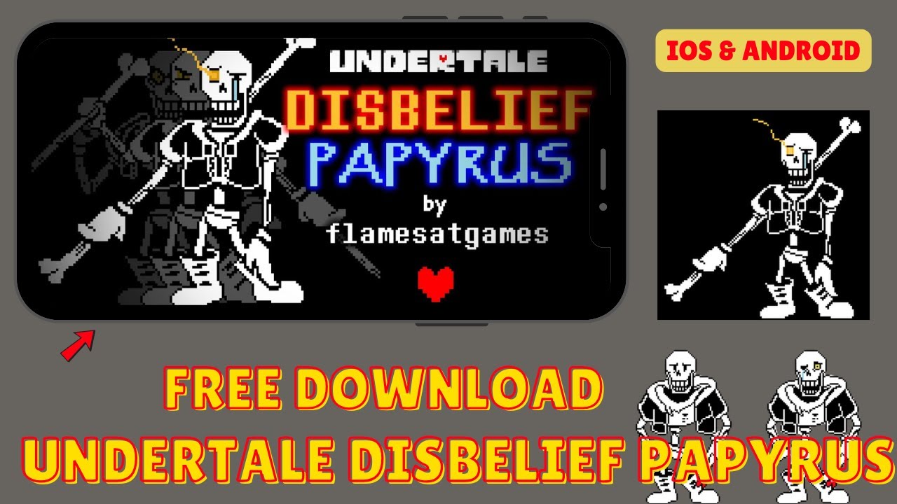 Tips Download Undertale Disbelief Papyrus - Get Now ! - YouTube