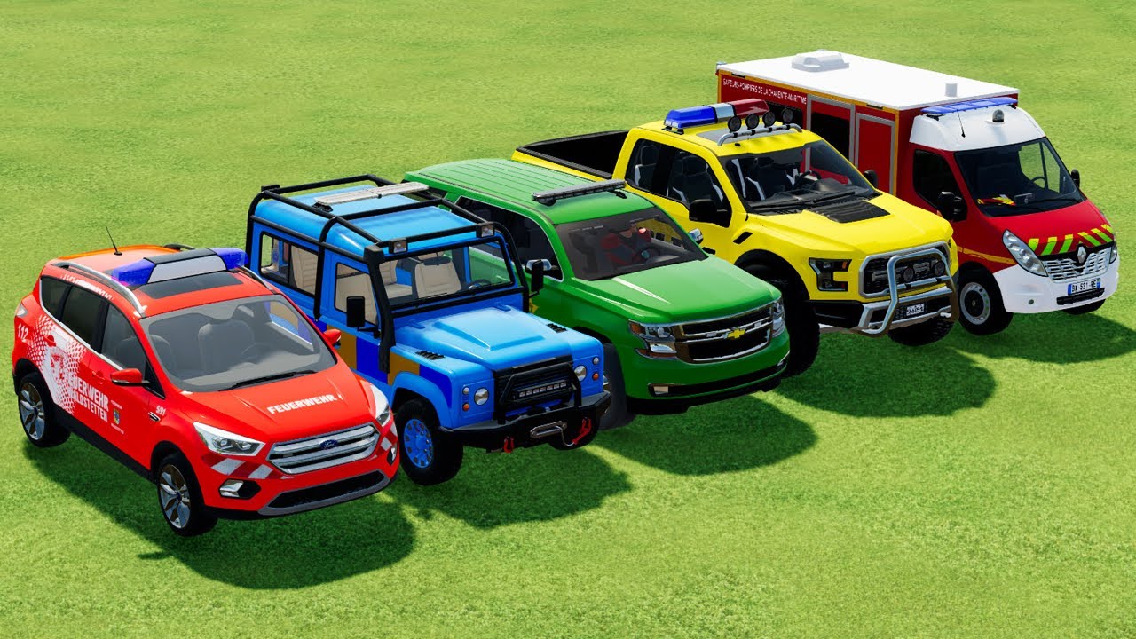 Ford Kuga, Defender90, GMC Tahoe, Ford Raptor, Renault Master With ...