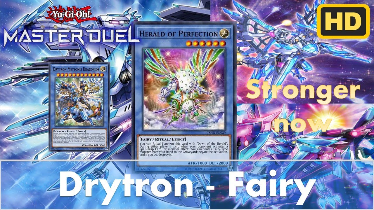 Drytron - Fairy with Herald of Perfection (Yu Gi Oh! Master Duel - Best ...