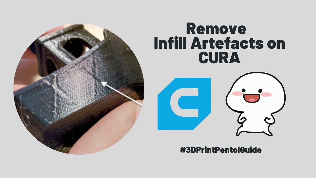 How to Remove Infill Artefacts on CURA - YouTube