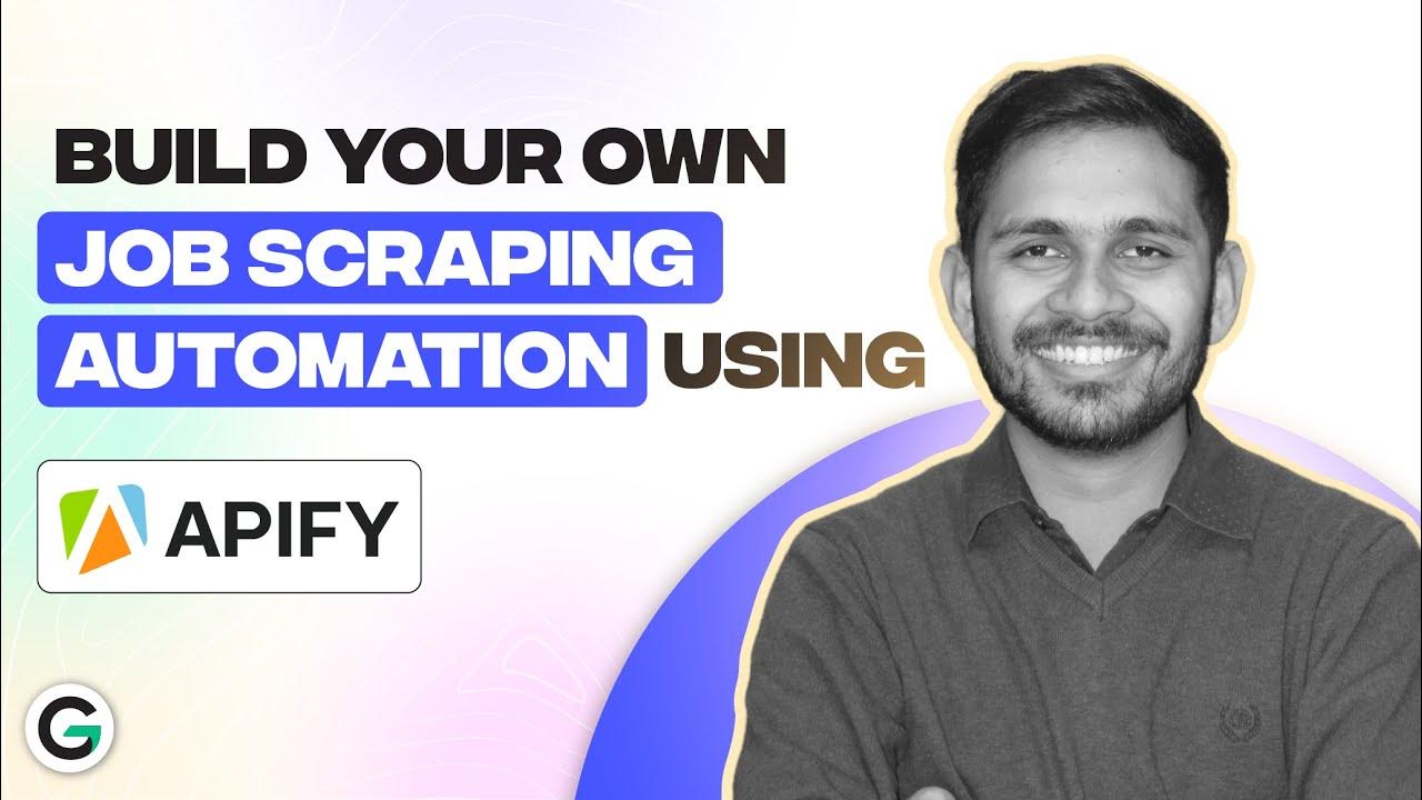How to build your own Job Scraping Automation using APIFY | GrowwStacks.com | Make.com - YouTube