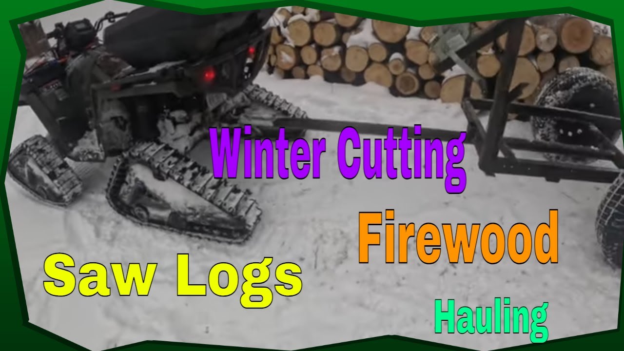 Winter Woodcutting Adventures: Chopping Firewood In The Snow! Ep 135 ...