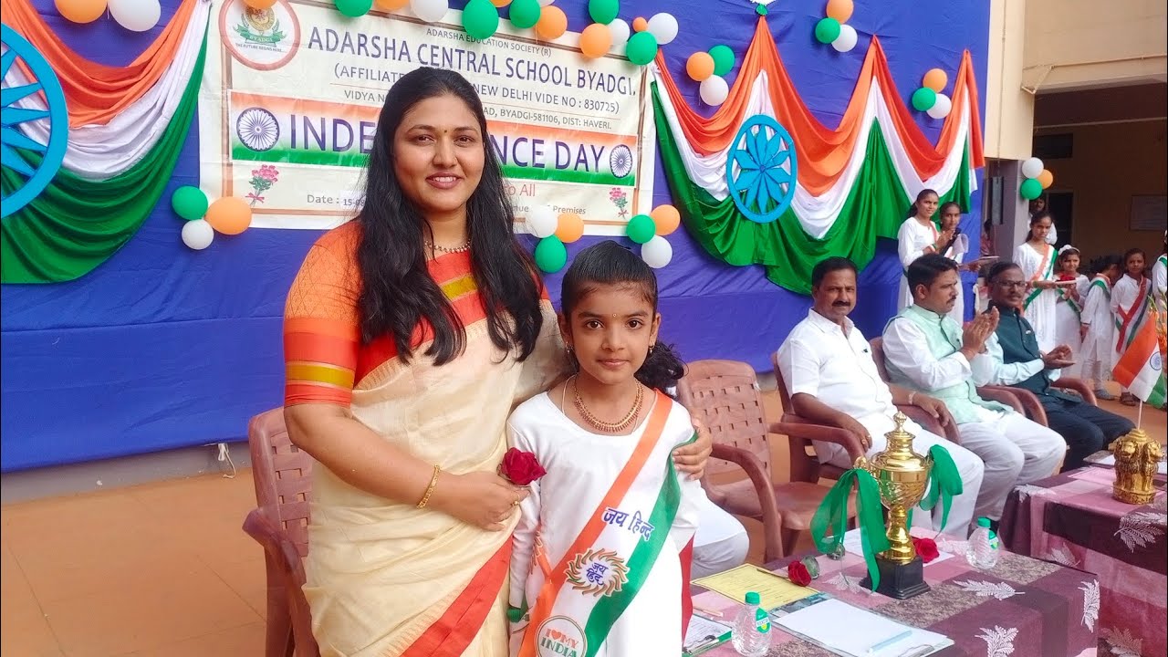 INDEPENDENCE DAY CELEBRATION 2023-24(ADARSHA CENTRAL SCHOOL, BYADGI ...