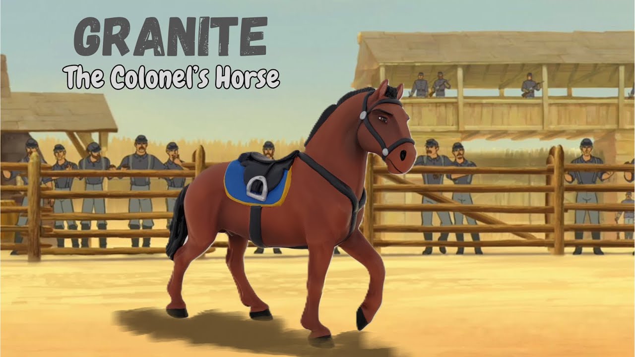 GRANITE, The Colonel's Horse | SPIRIT Stallion of the Cimarron / Breyer ...