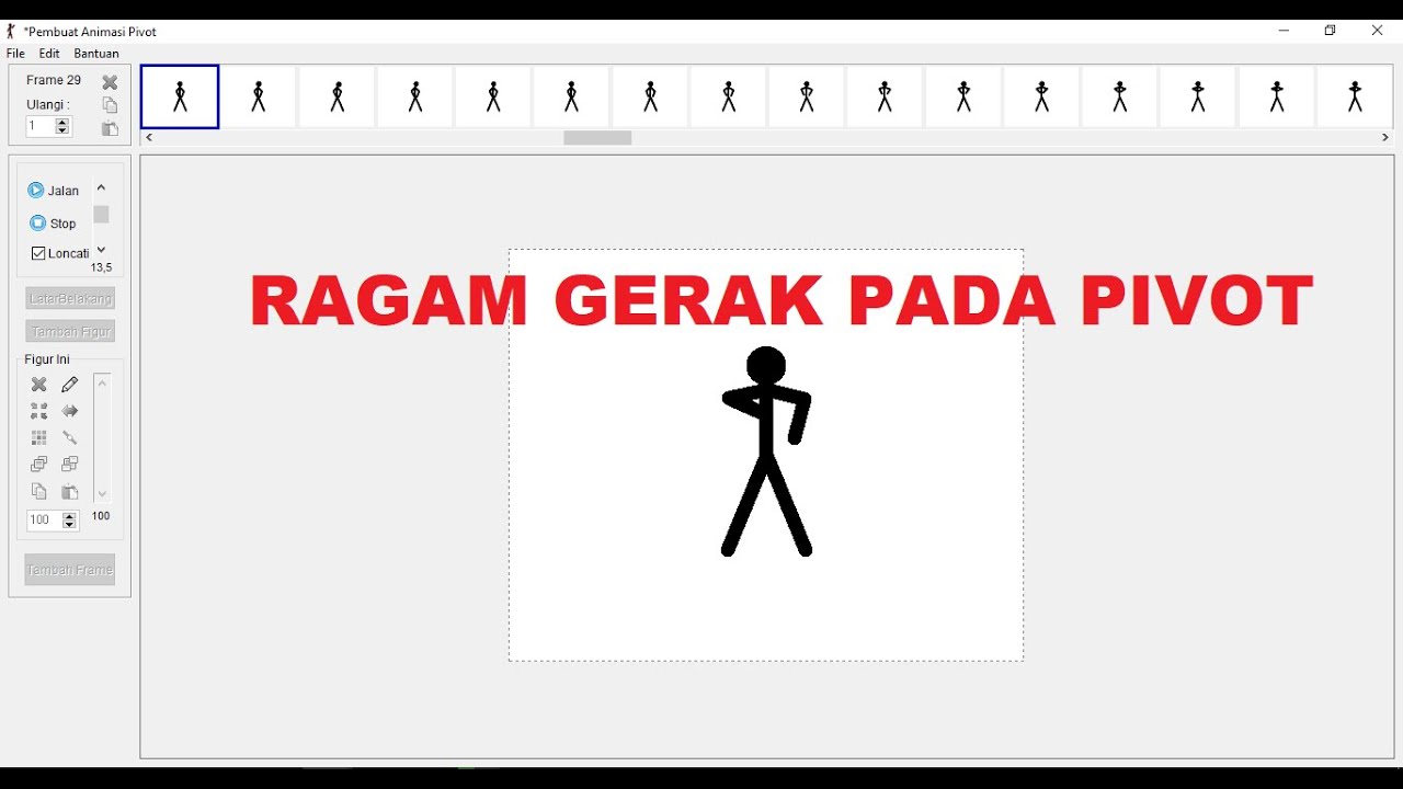 Mengenal Ragam Gerakan Animasi di Pivot Animator - YouTube