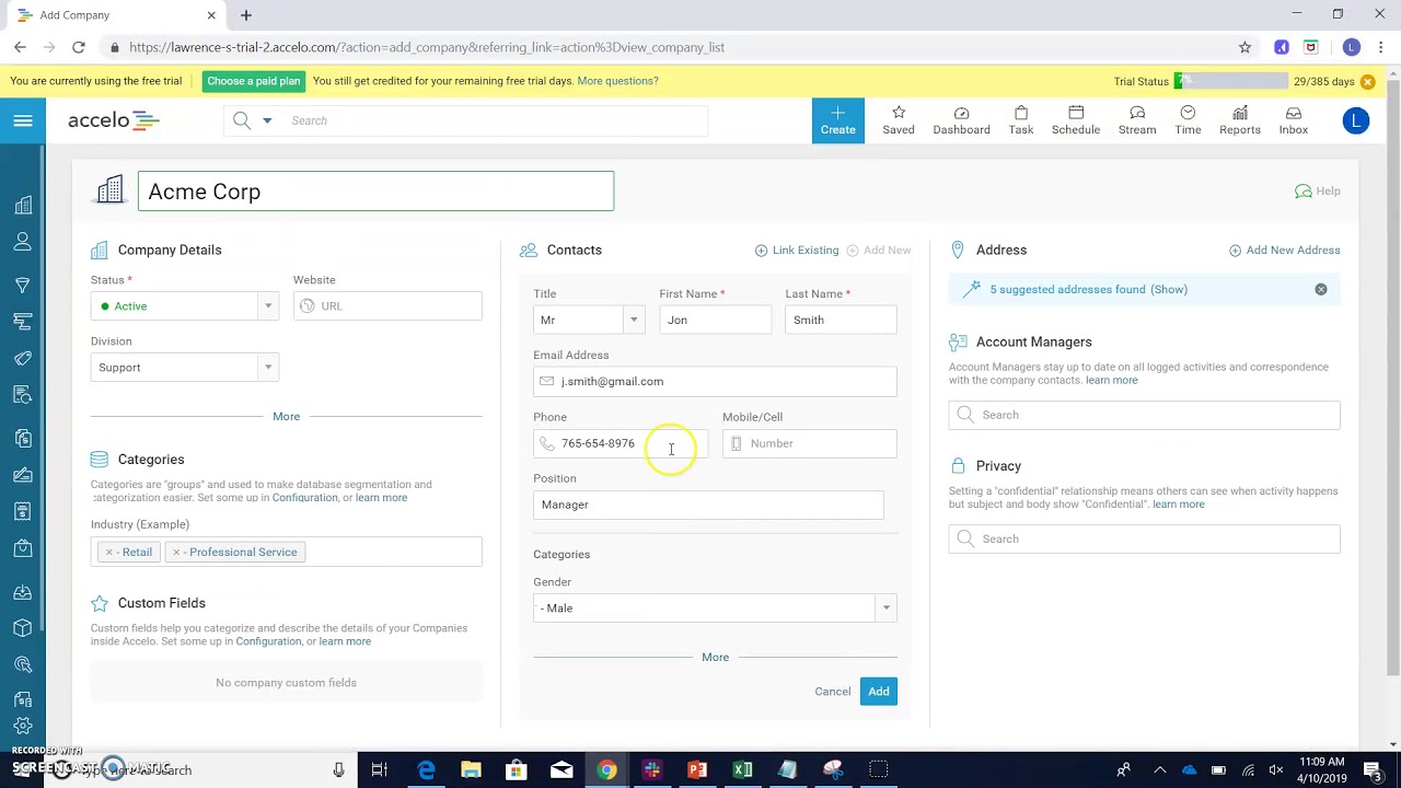 Add a Company - YouTube