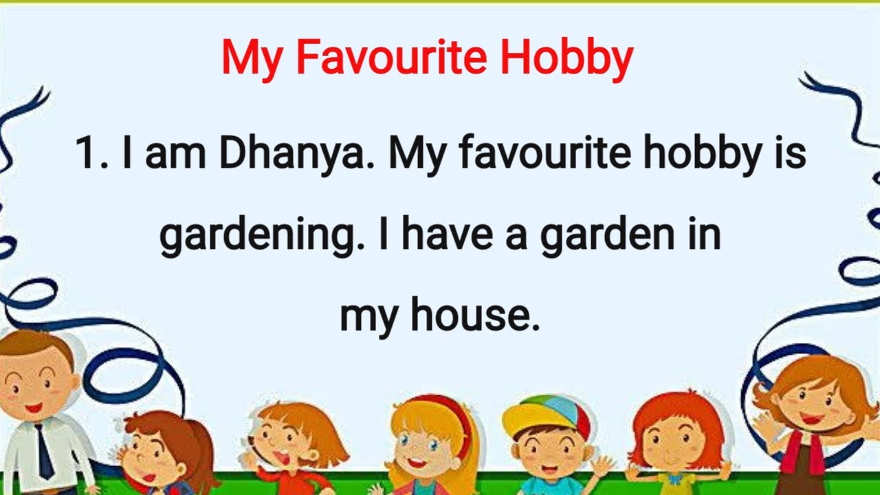 My Favourite Hobby gardening in English | My hobby - YouTube