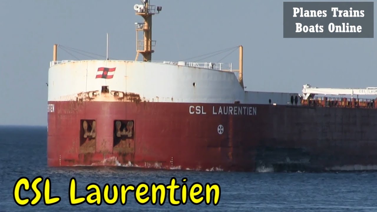 CSL Laurentien 738ft 225m Bulk Carrier Cargo Ship In St Clair River ...