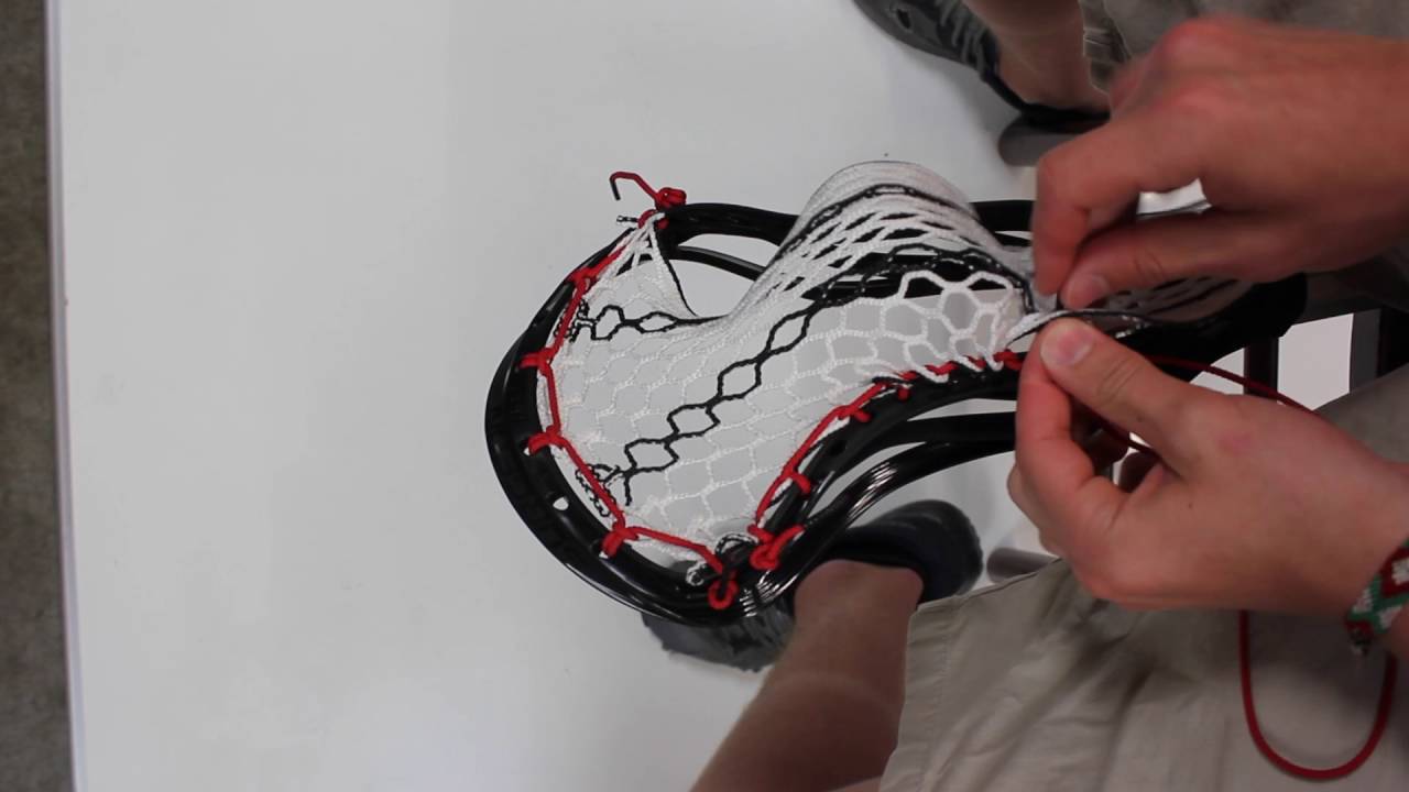 Men's Lacrosse Head Stringing with Ben - YouTube