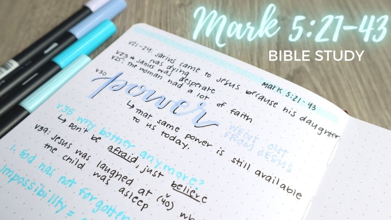 Bible Study on Mark 5:21-43 | Bible Study on Hope | Bible Study on ...