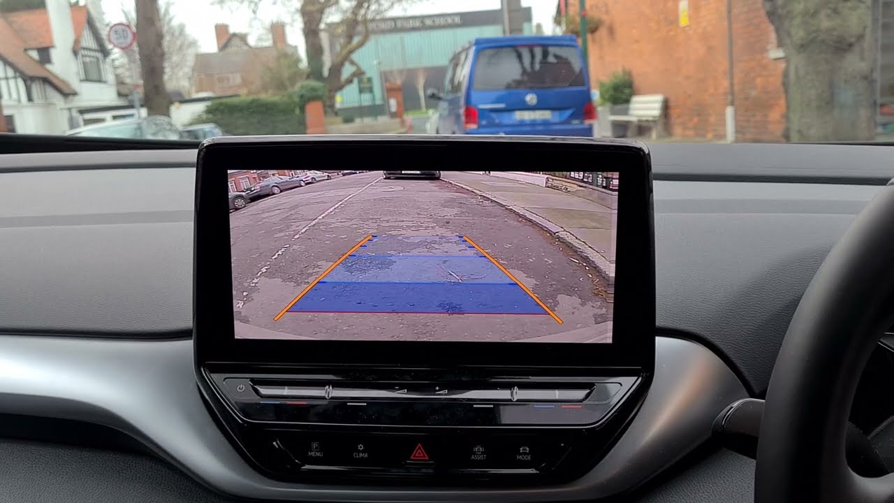 Volkswagen ID.4 Retrofit Aftermarket Reversing Camera - YouTube