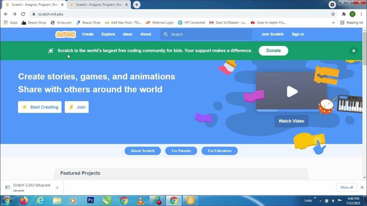 Introduction to Scratch Programming - YouTube
