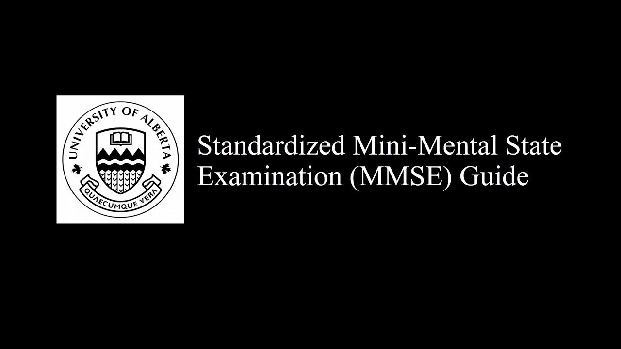 MMSE Guide - YouTube