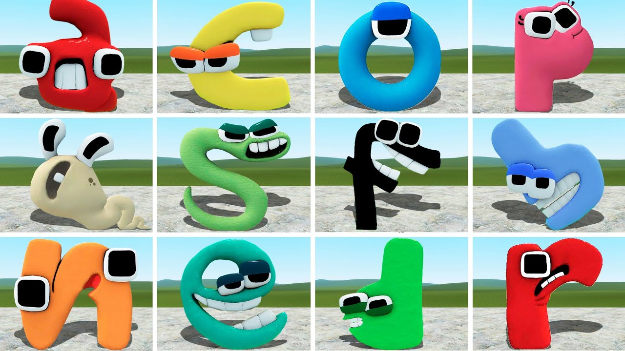 PLAYING AS NEW BABY LOWERCASE ALPHABET LORE FAMILY in GARRY'S MOD ...