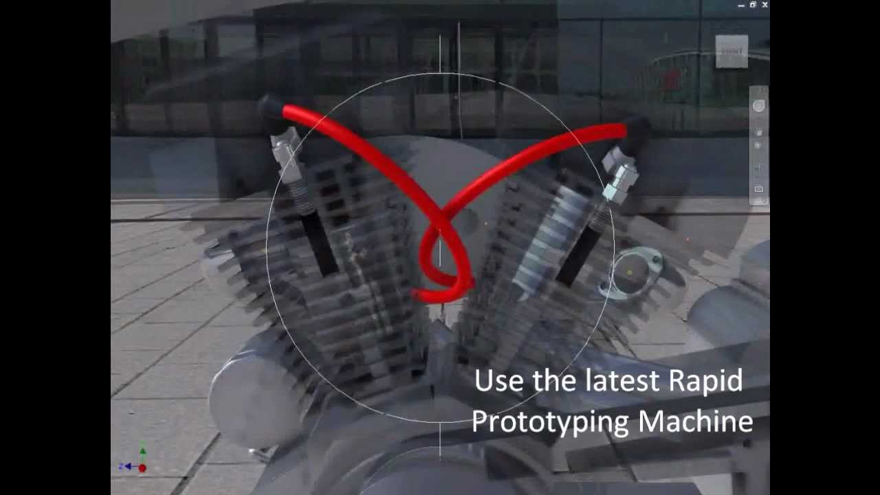 OCtech's Engineering Graphics Technology Chopper Design - YouTube