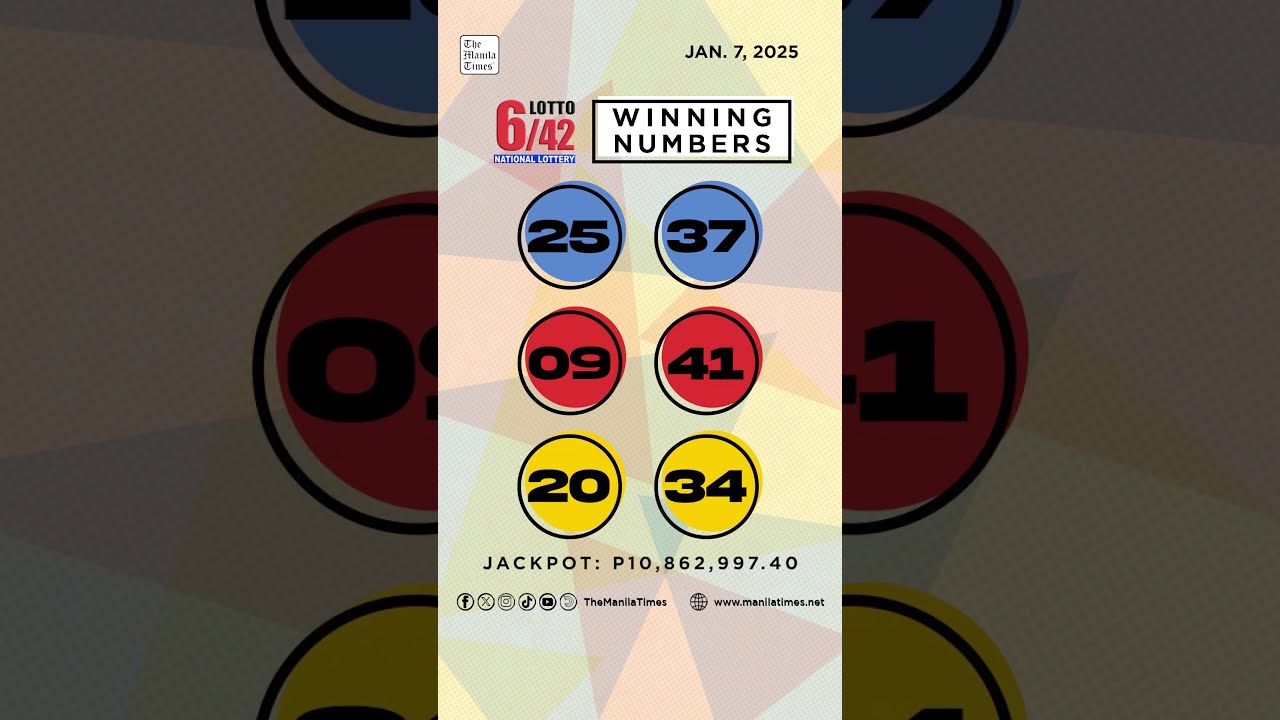 PCSO Lotto Results P49M Ultra Lotto 6 58 Super Lotto 6 49 6 42 6D 3D 2D January 7 2025