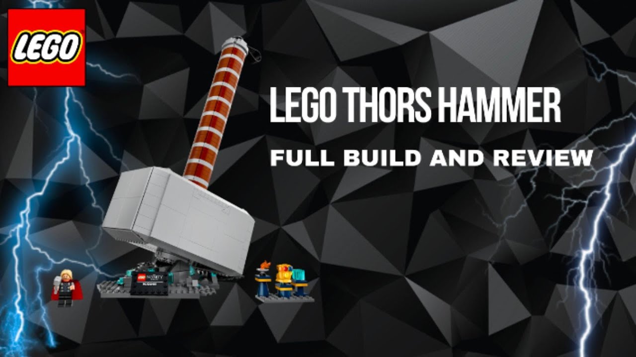 Lego Thor Mjolnir Set / FULL BUILD AND REVIEW - YouTube