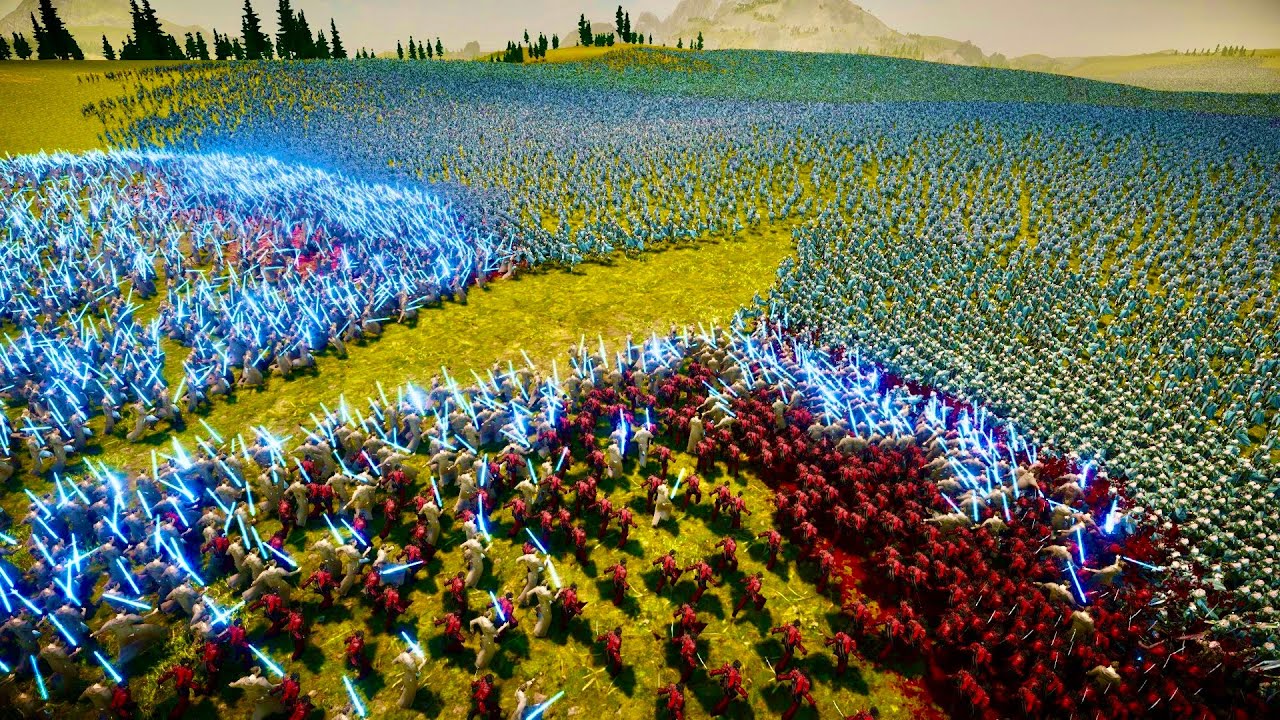 NEW UNIT 20,000 STAR WAR JEDI & NINJAS VSCURSED KNIGHTS | UEBS2 MOD ...