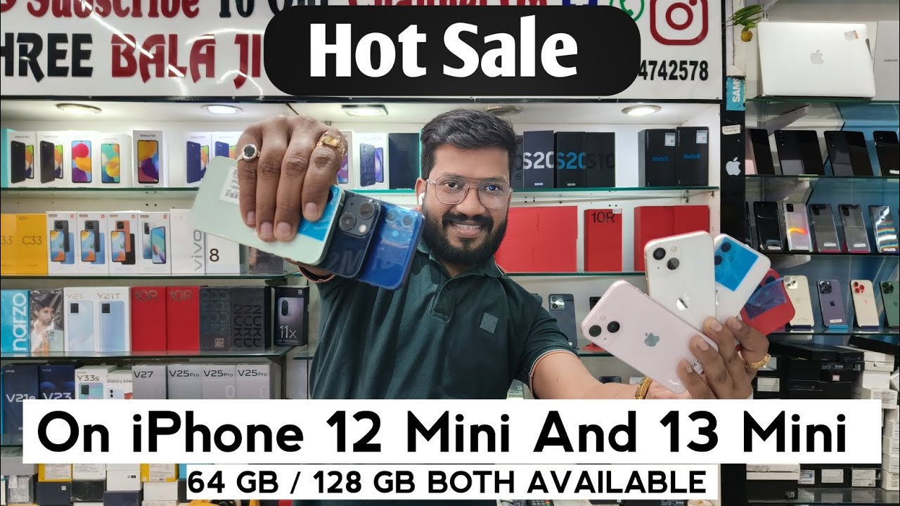 iPhone 12 Mini And 13 Mini All Colours Available 64 GB / 128 GB Both AT ...