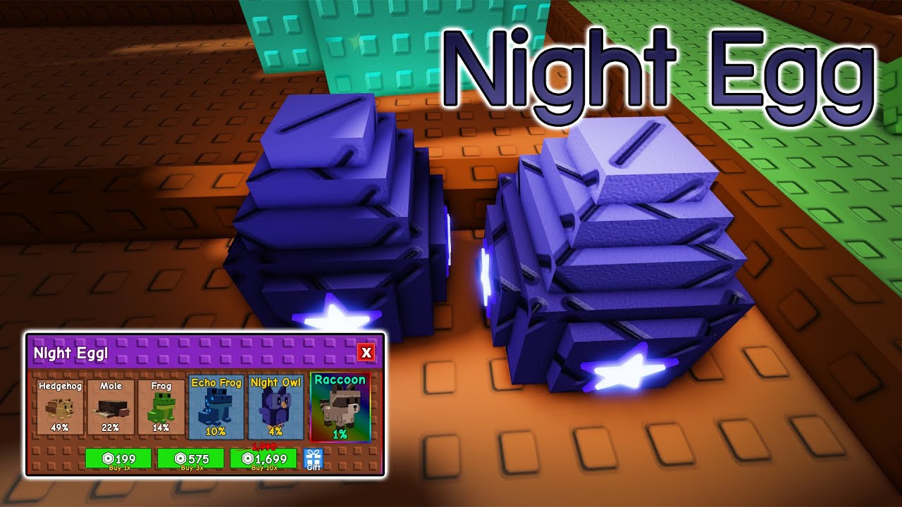 Grow a Garden - เปิด Night Egg 13 ฟองลุ้น แร็คคูล 1% - YouTube