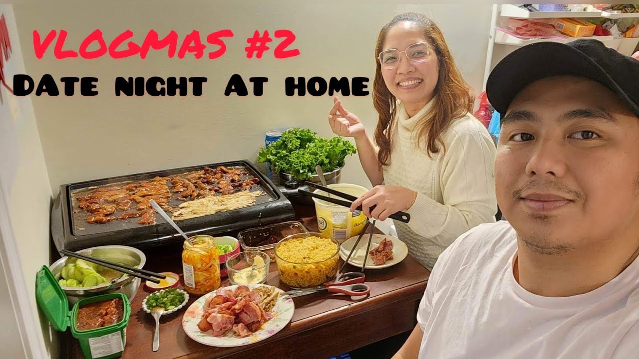 trying our new grill pan - samgyup at home - YouTube