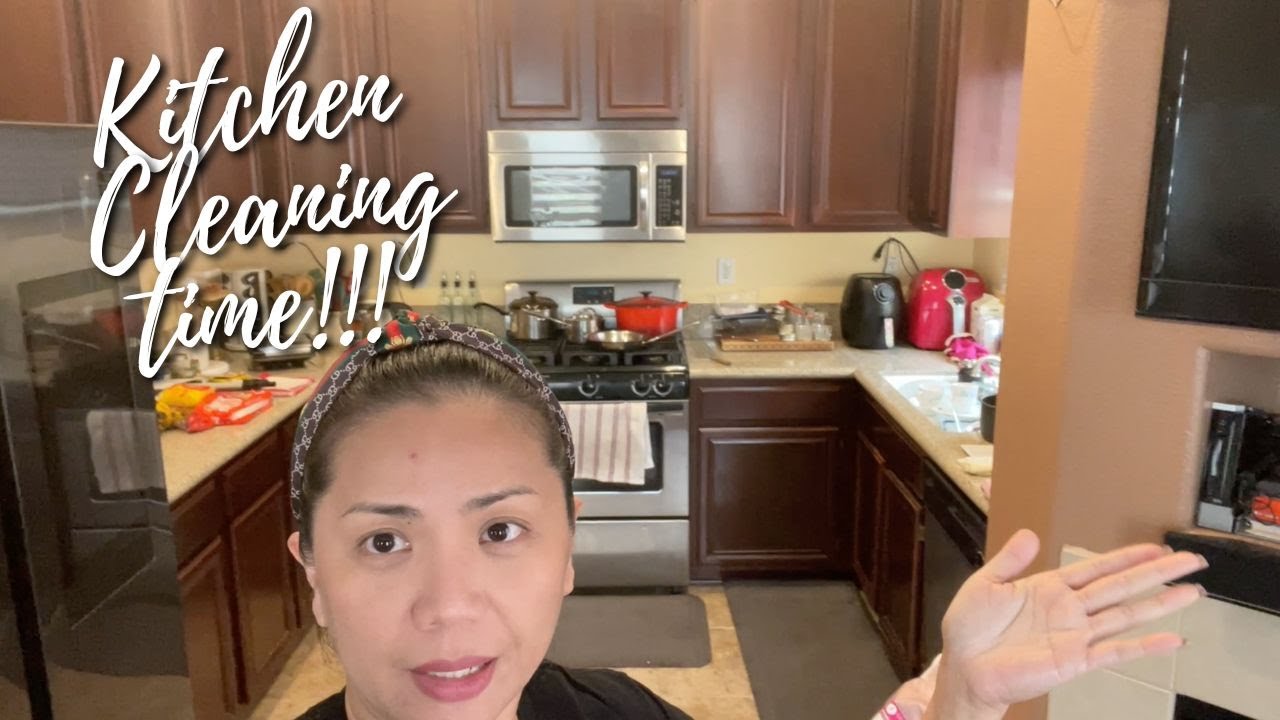 KCT! Kitchen Cleaning Time with - BeyPelvlogs - YouTube