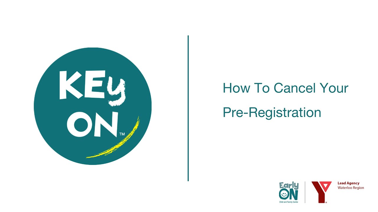 How to Edit or Cancel Your Pre-Registration - YouTube