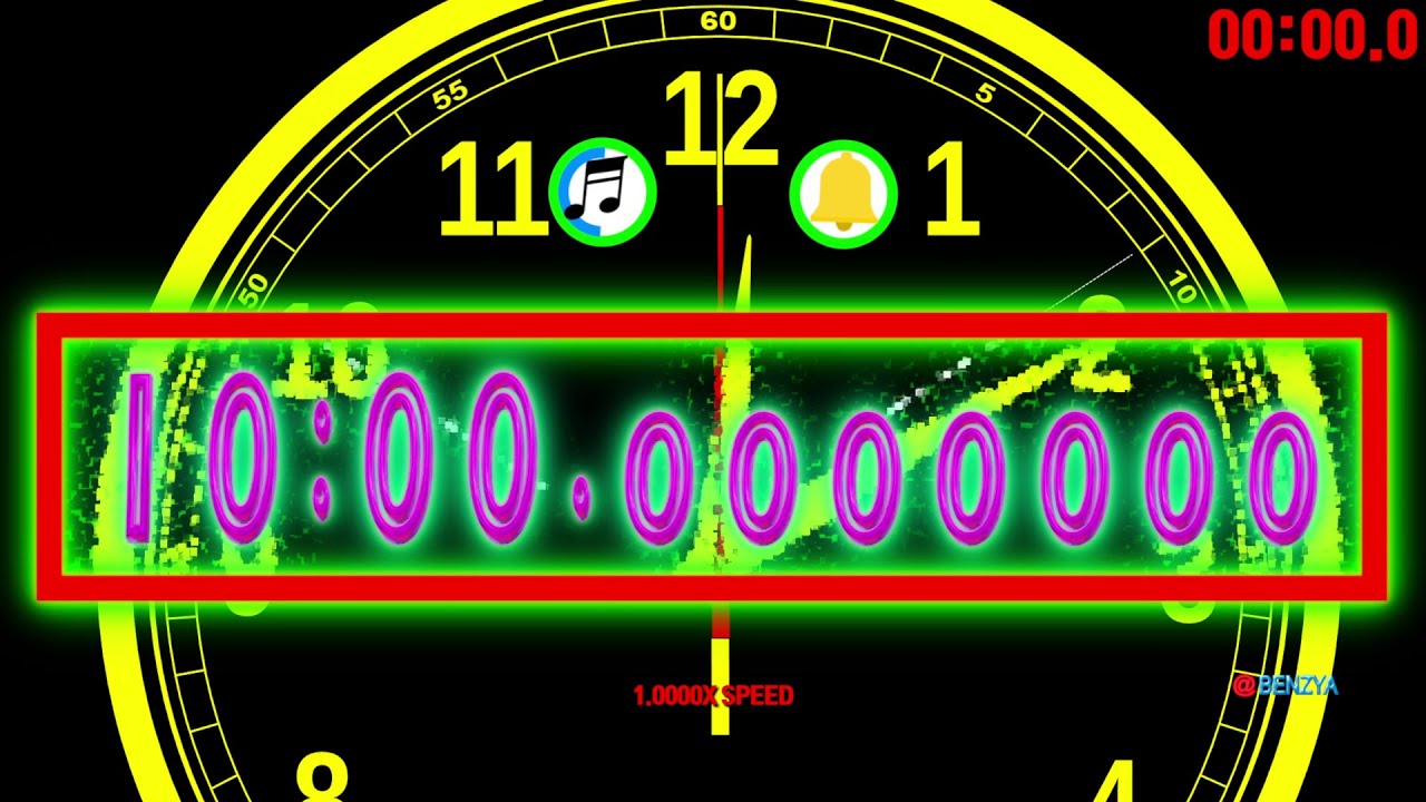 10 minutes countdown timer alarm🔔 - YouTube