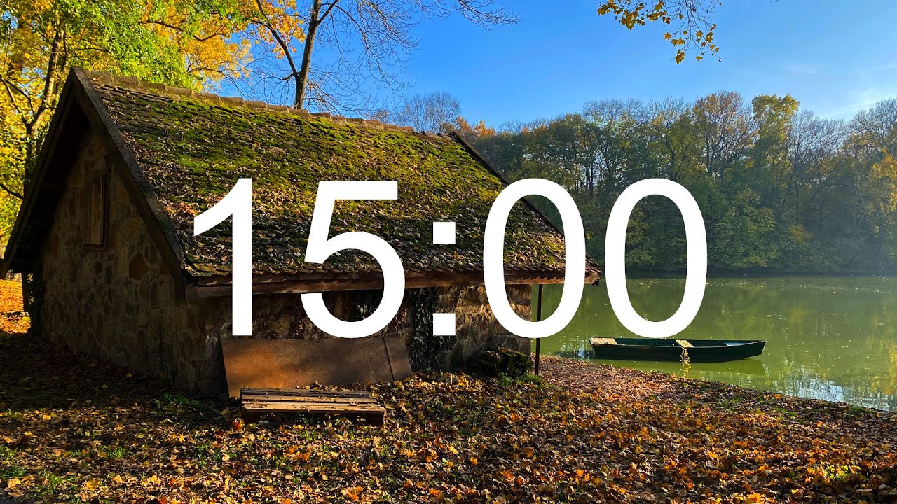 15 minute countdown timer with MUSIC - Full HD 1080p, Music version ...