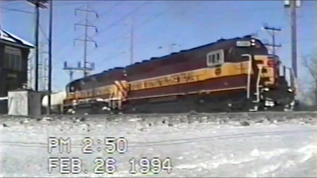 Trains of Chicago - February 26 1994 - YouTube
