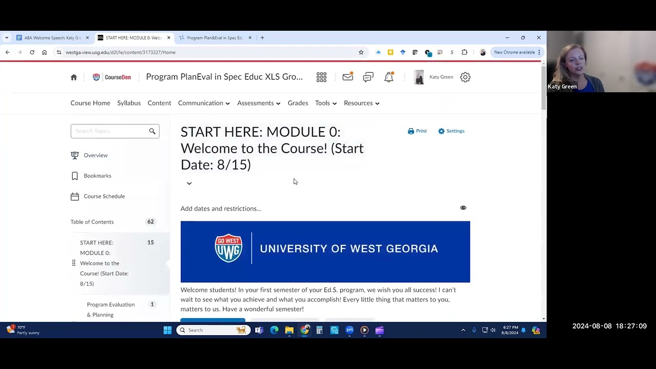 7701 Fall 2024 Course Navigation Screencast - YouTube