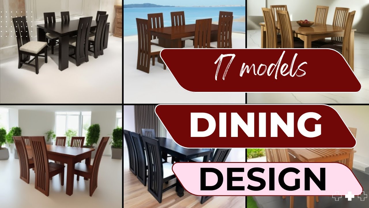 17+ Wooden Dining Models || Dining Table Design || 6 Seater Dining Set ...