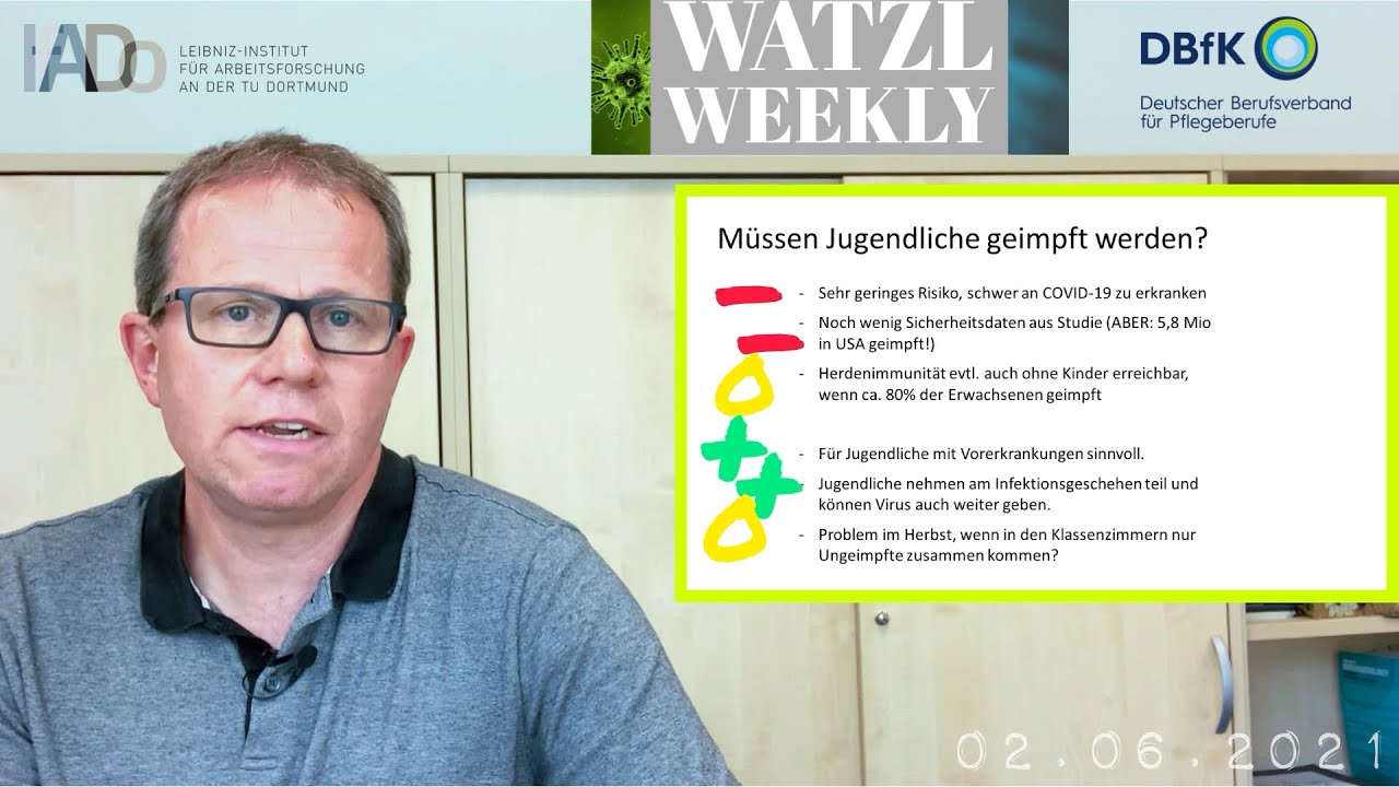 Watzl Weekly 20 [02.06.2021]: Immunologie-Update mit Prof. Dr. Carsten ...