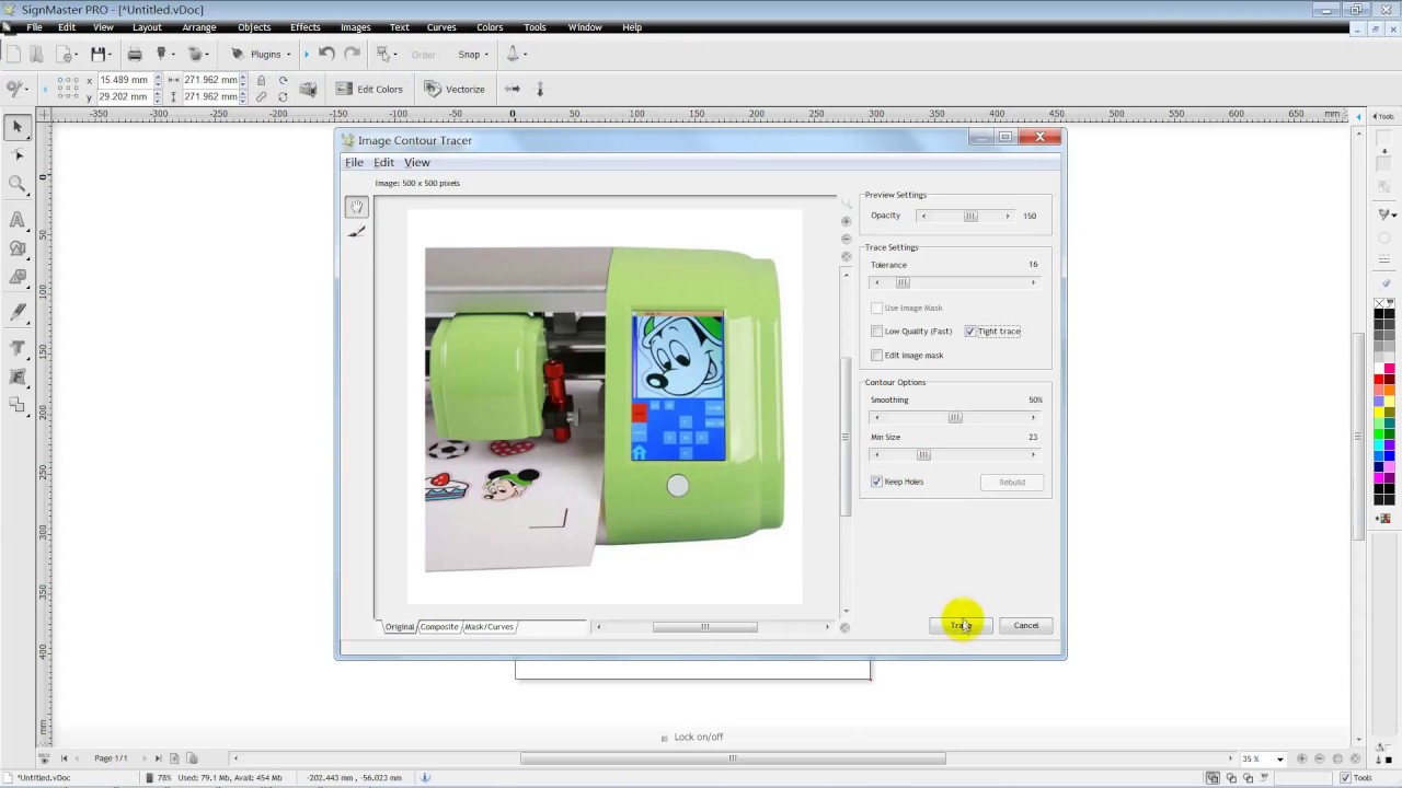 How to contour cut signmaster pro - visualpase