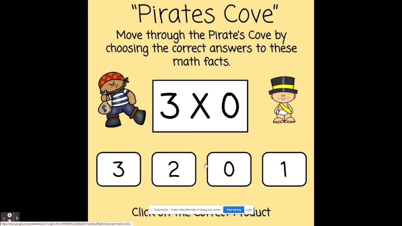 New Year's Math Land - Master Your Multiplication Facts - YouTube