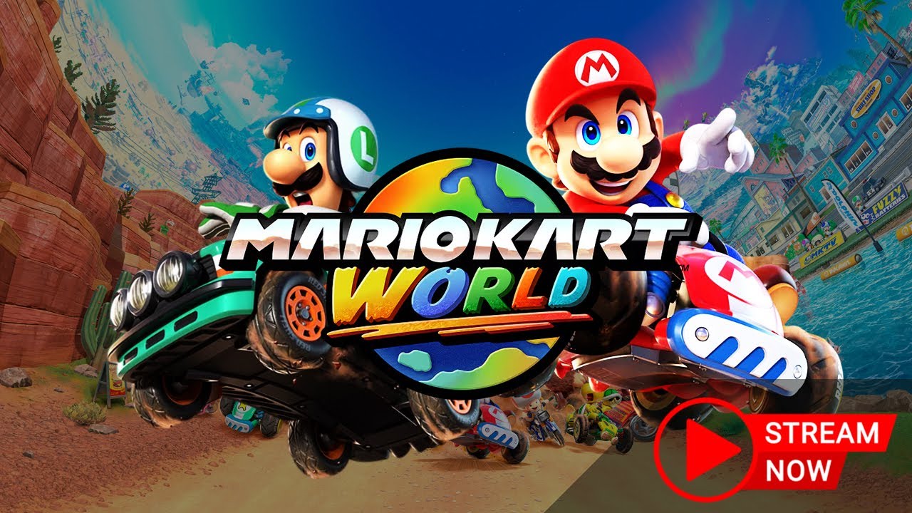 🔴Mario Kart World o início! | Stream 321 - YouTube
