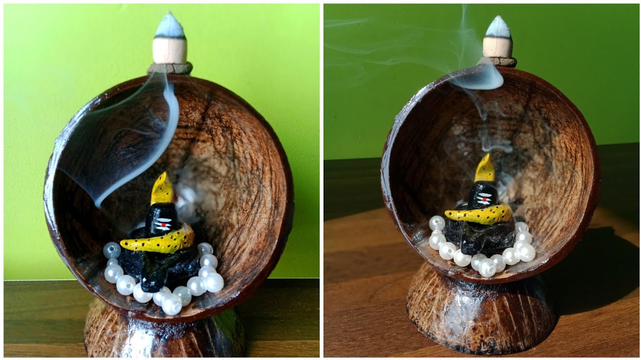 how to make smoke fountain/DIY Smoke Fall Incense Burner | by using ...