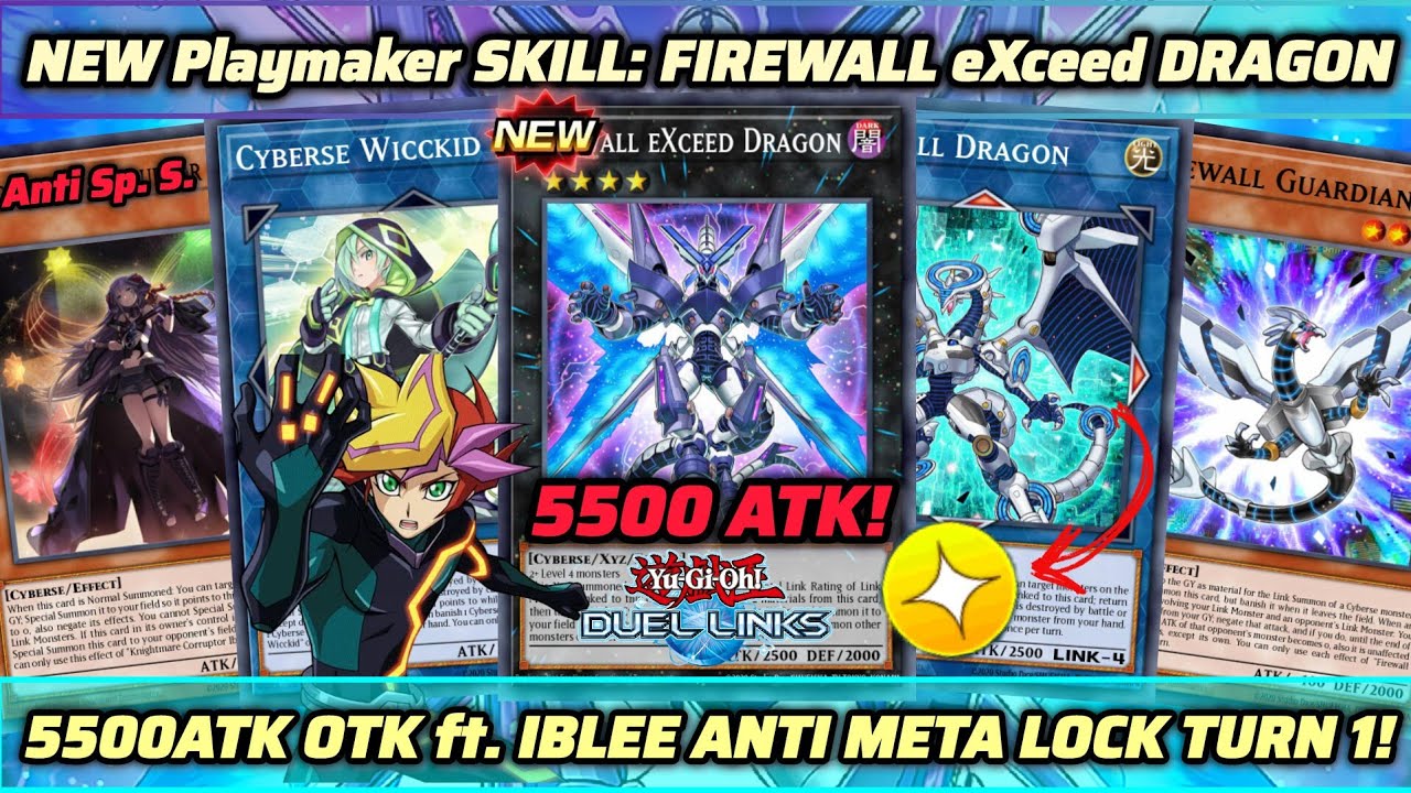 NEW FIREWALL EXCEED DRAGON SKILL! 5500Atk OTK + IBLEE ANTI META LOCK ...